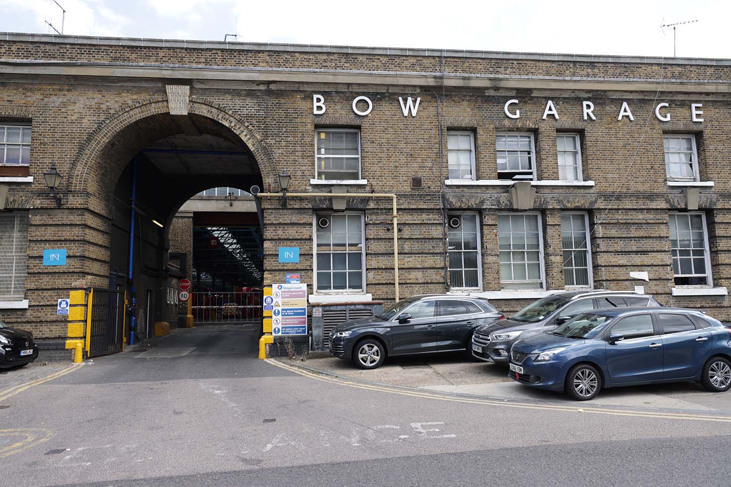 Bow Bus Garage, Fairfield Road - Bow Heritage Trail
